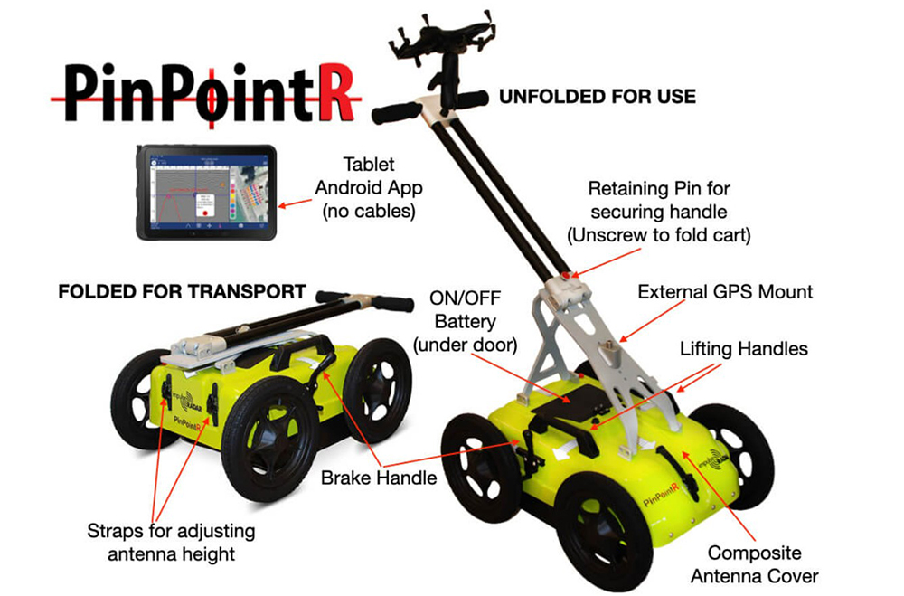 ImpulseRadar PinPointR GPR Utility Locator